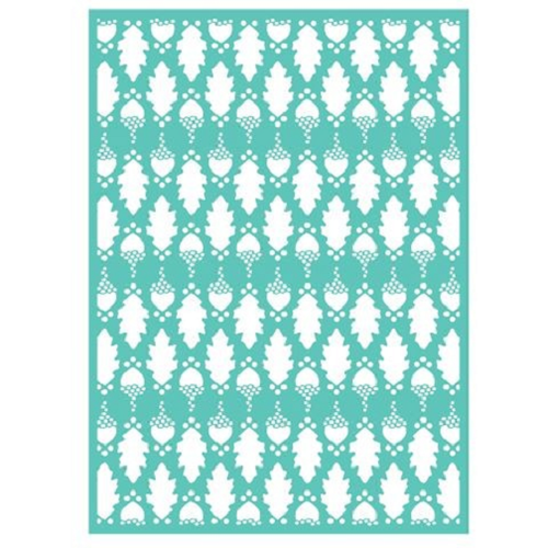 Cricut Cuttlebug Embossing Folder 5"x7" Oak 2002775 Nature Tree Leaves ...