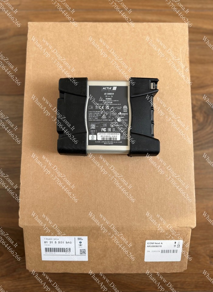 Genuine BMW ICOM Next A3 Diagnostic Dealer VCI tool 81315B519A5 For ...
