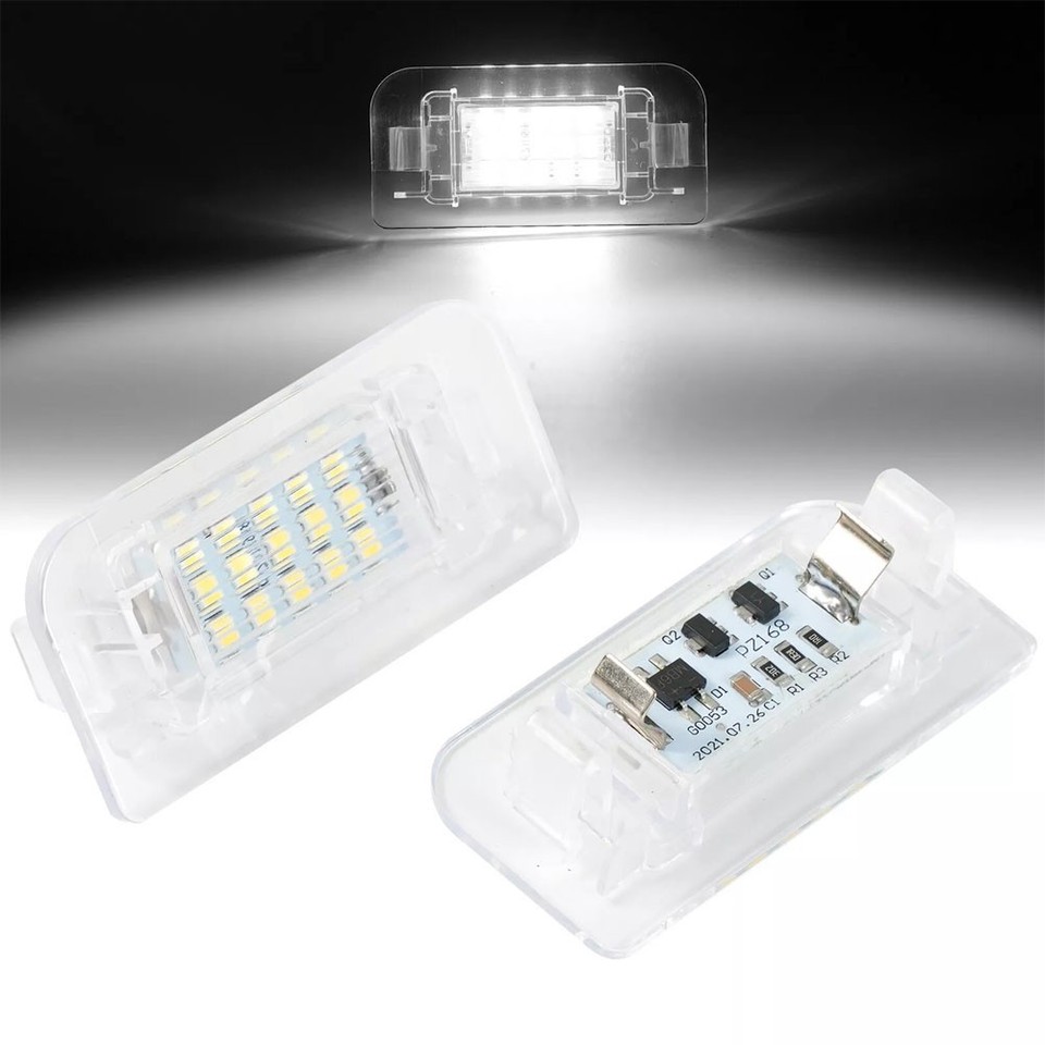 2x White LED License Plate Lights for Mercedes For Benz B Class W246 ...
