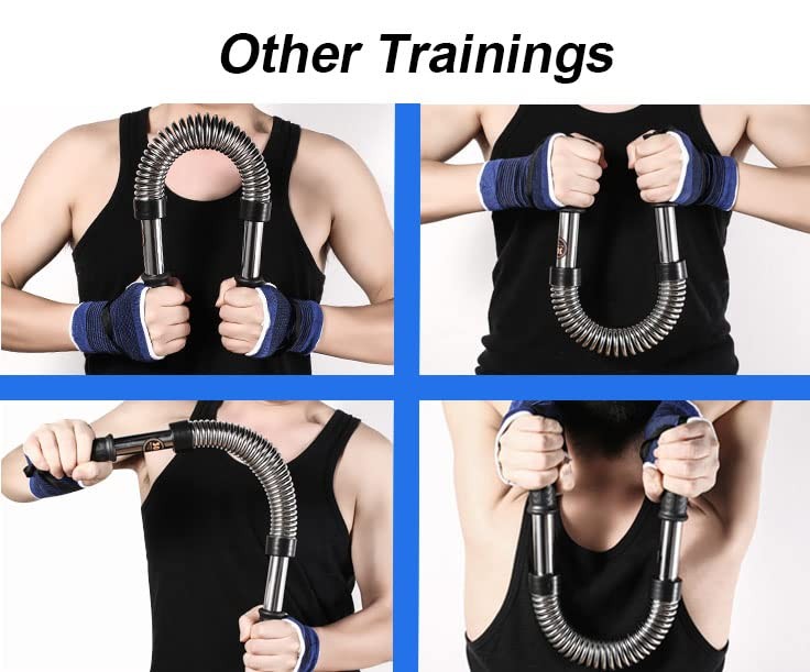 Power Twister Bar Arm Chest Exercise Strengthener | eBay