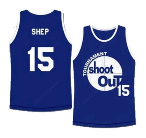 Thomas 'SHEP' Shepard 15 Basketball Jersey Tournament Shoot Out Bombers ...