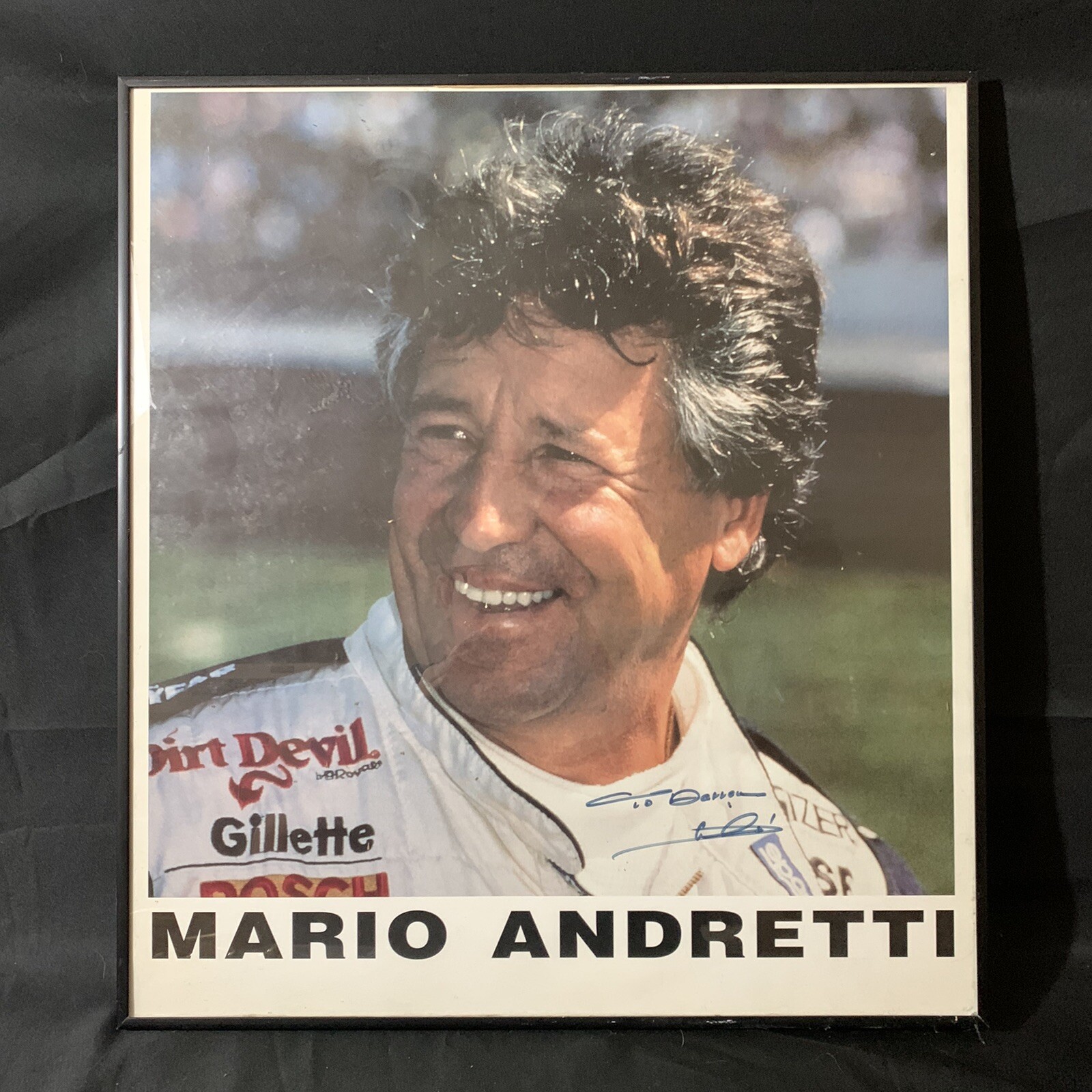 Mario Andretti Signed 16x20 Formula 1 Photo Autographed Race Car Racing ...