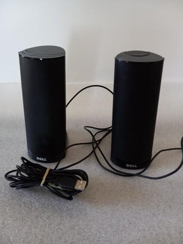 Black Dell AX210 USB Powered Multimedia Speaker System Black Tested ...