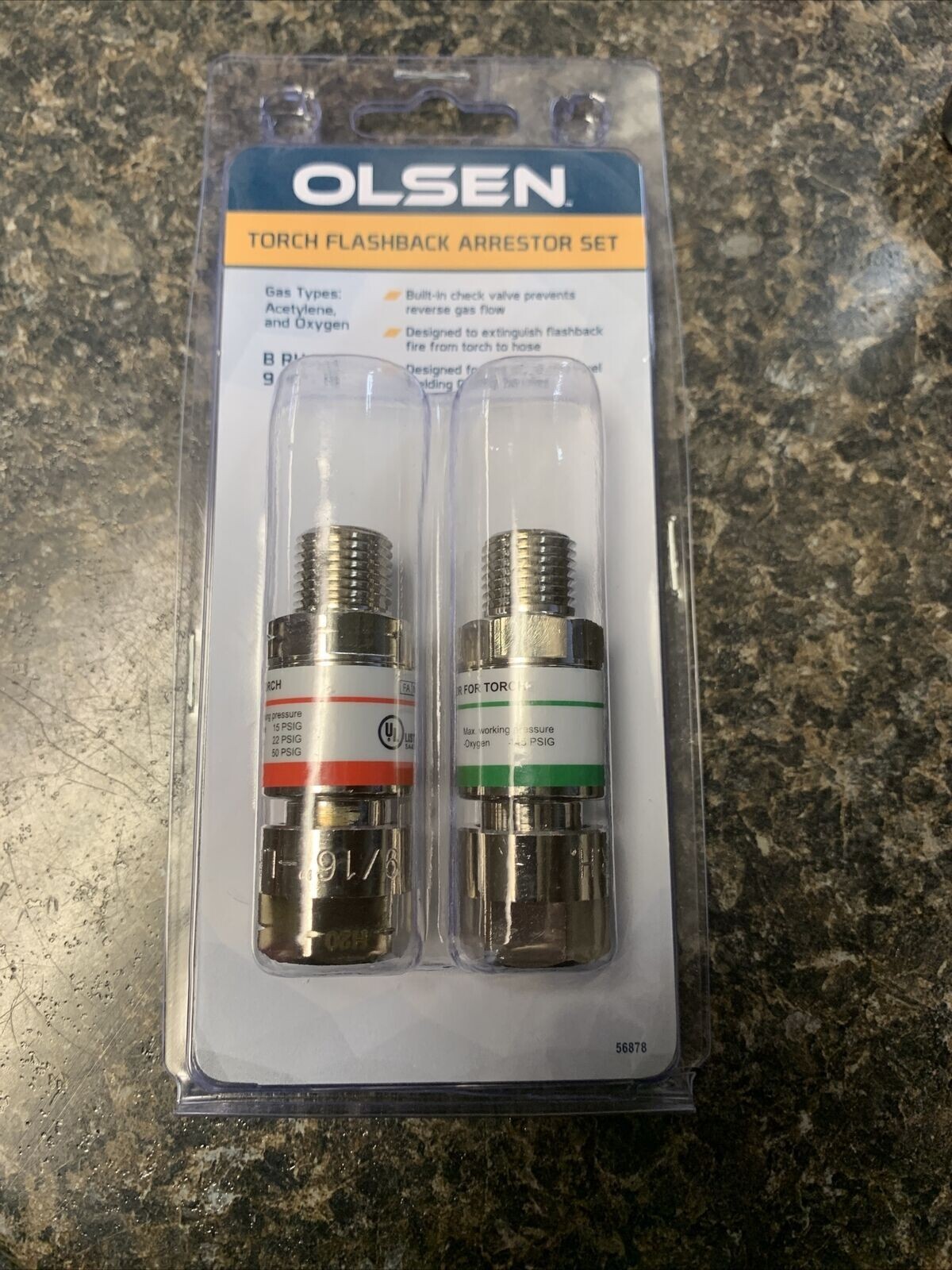 Olsen Torch Flashback Arrestor Set 56878 for sale online | eBay