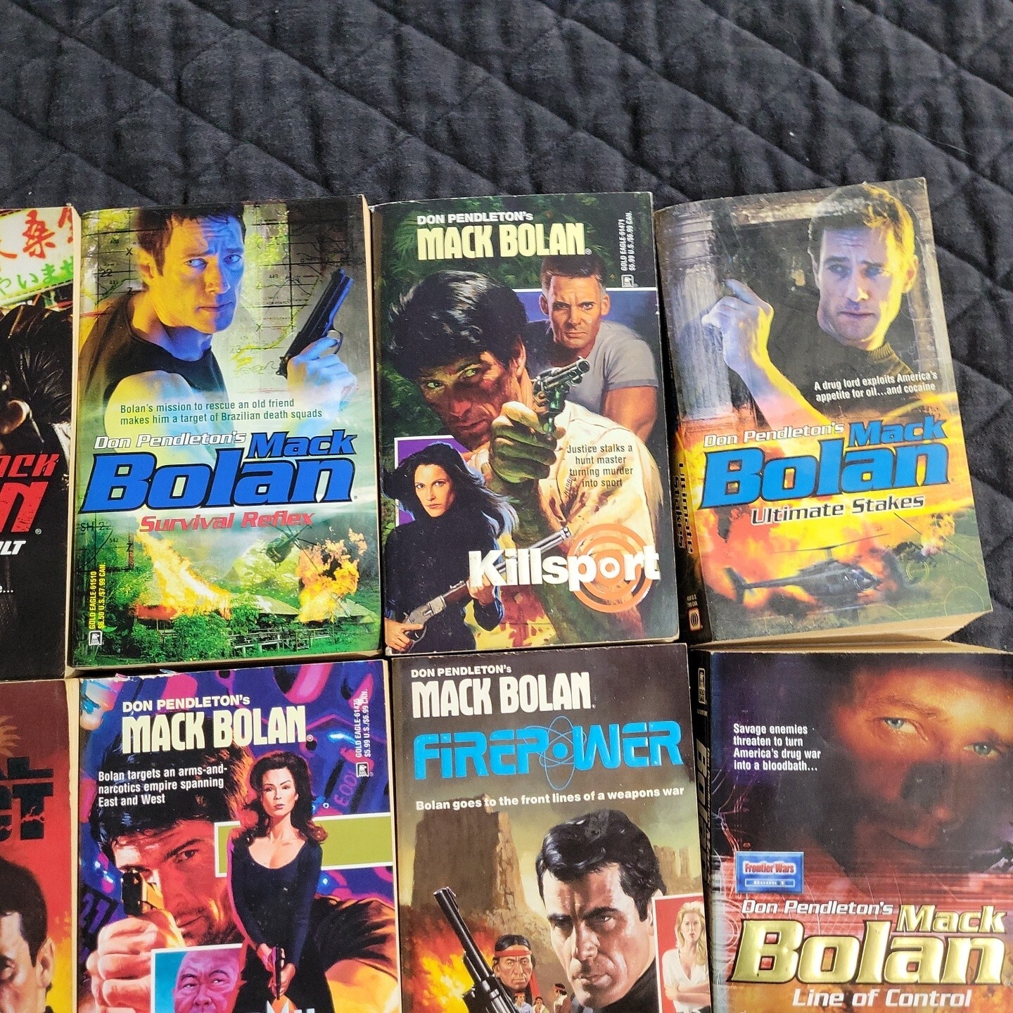 Lot of 20 Mack Bolan Books By Don Pendleton Action Adventure Espionage ...