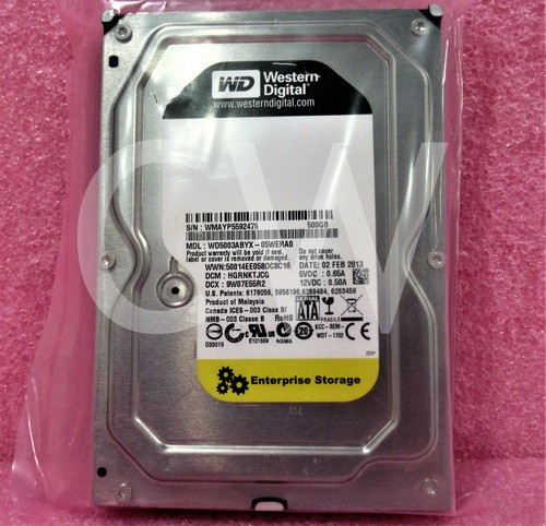 WD5003ABYX Western Digital 500GB 7200RPM 3Gbps 3.5" SATA Hard Drive ...