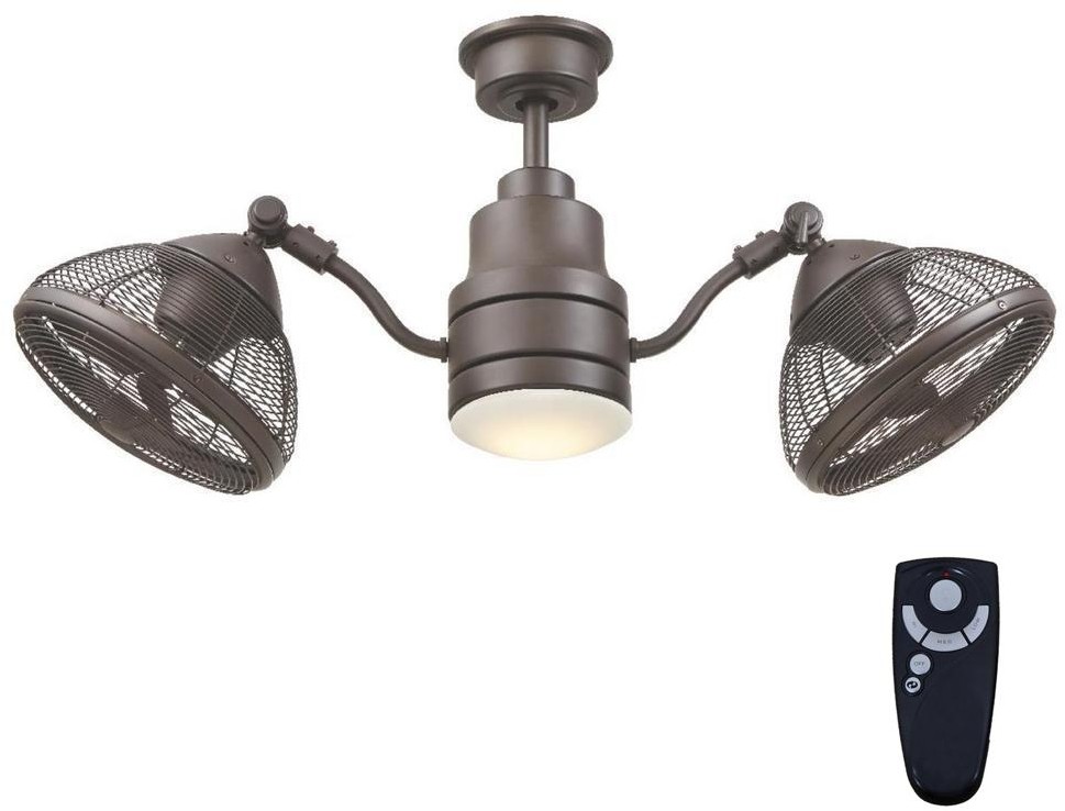 Gyro Double Ceiling Fan Outdoor/Indoor Twin Oscillating Gyro Ceiling