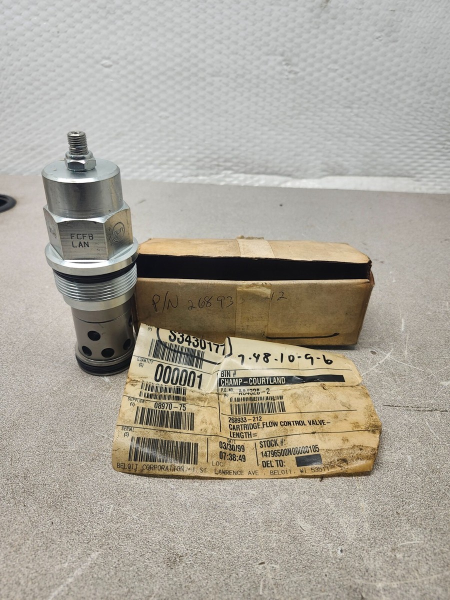 Cartridge Flow Valve Flow Control Cartridge Valve