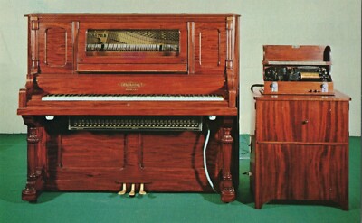 Chickering Upright Remotely Played by 1901 Tel-Electric Florida Museum ...