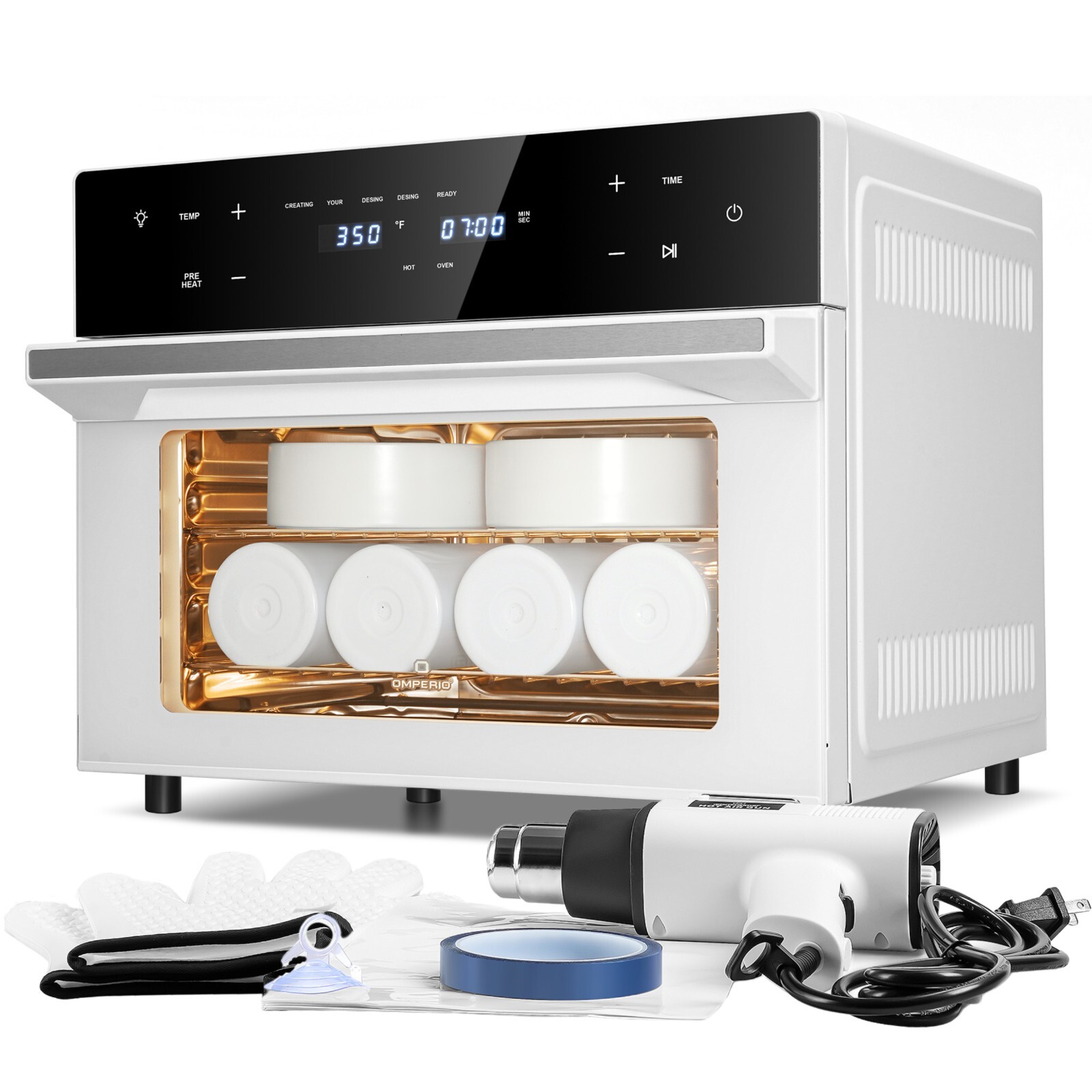 OMPERIO Sublimation Oven Machine for Tumblers, 32Qt 110V 1800W ...