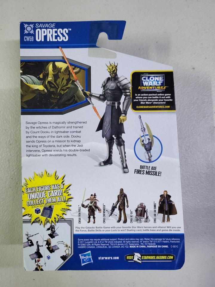 Savage Opress CW59 STAR WARS The Clone Wars TCW NEW MOC D1 | eBay