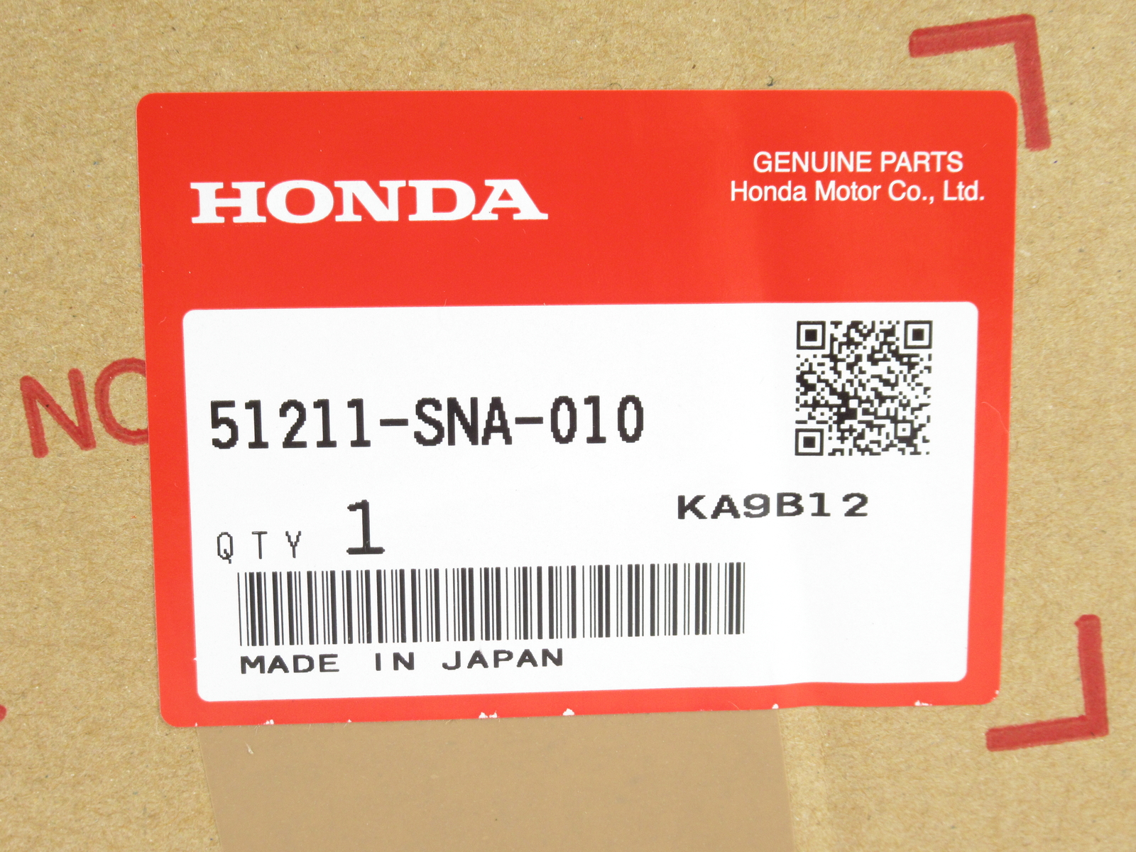 Genuine OEM Honda 51211-SNA-010 Passenger Front Steering Knuckle 2006 ...