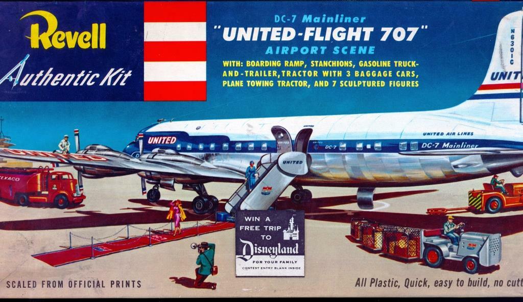 REPRODUCTION DECALS ONLY: REVELL UNITED FLIGHT 707 OR VERY RARE PAN AM ...