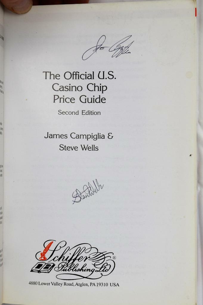 2000 Official U.S. Casino Chip Price Guide James Campiglia Steve Wells ...