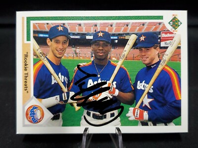 1991 Upper Deck - #702 Signed/Autographed Tuffy Rhodes/Luis Gonzalez ...