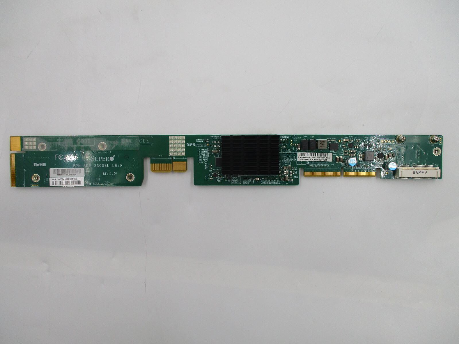 SuperMicro 12Gbps SAS/SATA Backplane Board P/N: BPN-ADP-S3008L-L6iP ...