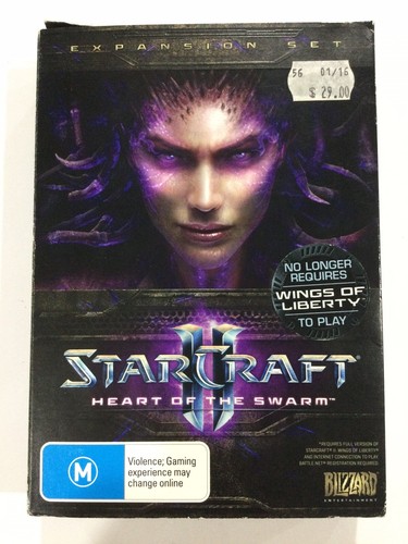 PC StarCraft II 2 Heart Of The Swarm Expansion Set CD-ROM Aus PAL ...