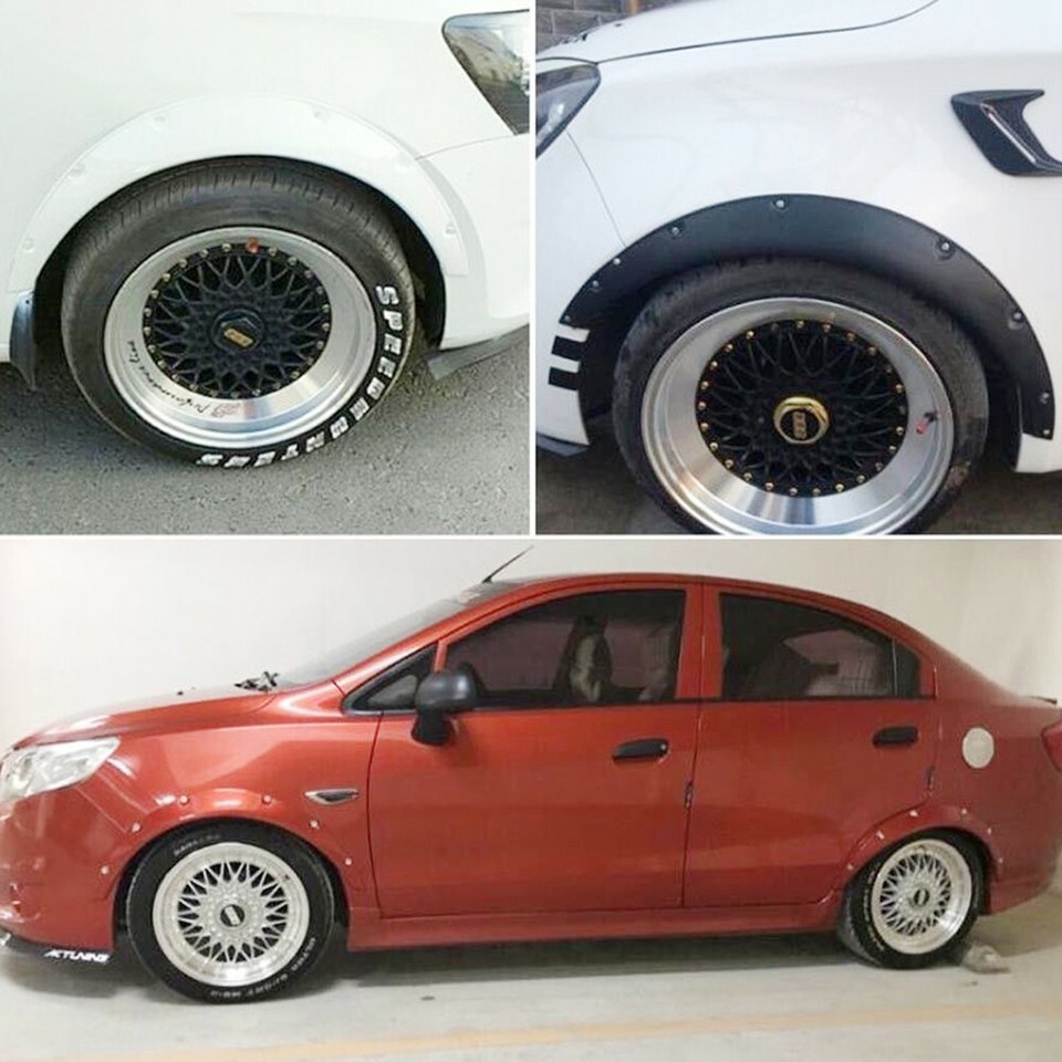For Subaru Forester 09-2021 Fender Flares Wheel Arches Extra Wide Body ...
