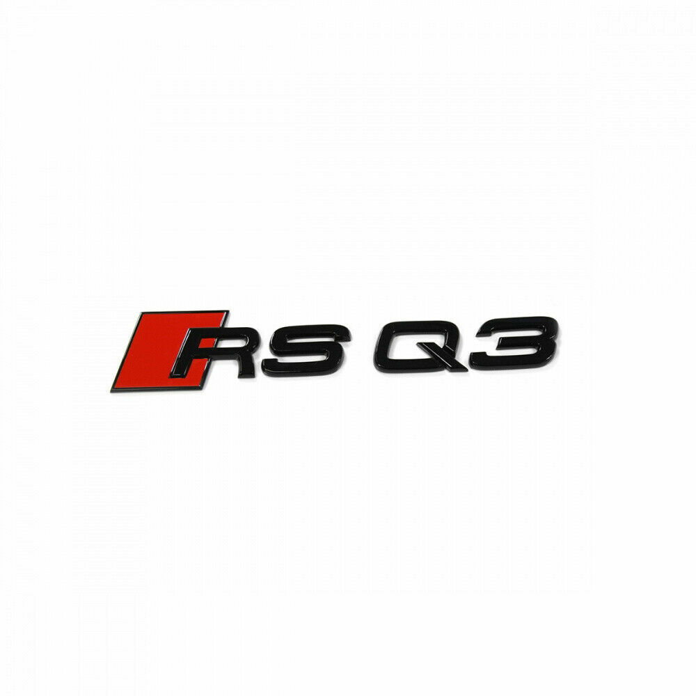 Audi RSQ3 Rear Badge Emblem Sticker Logo Trunk | Genuine OEM | Black ...