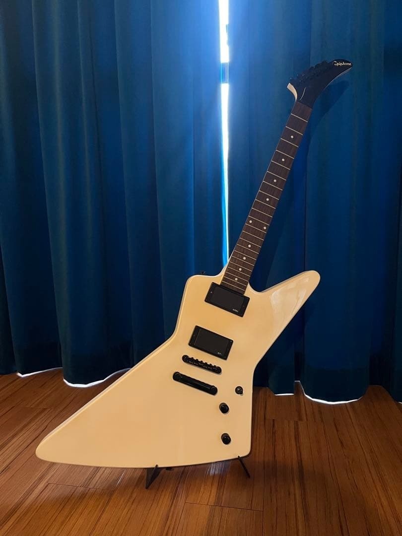 epiphone 1984 Explorer EX White Explorer From Japan | eBay