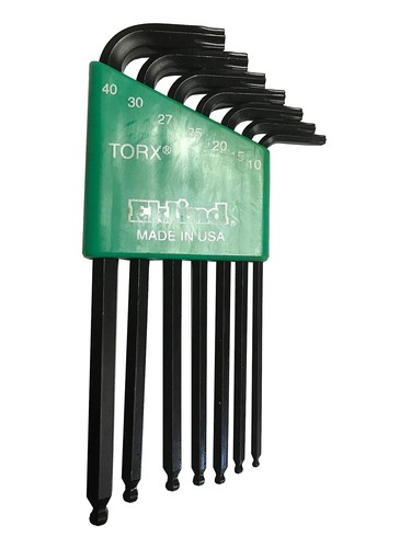 Tool 10007 7 Pieces Set T10-T40 Long Series Ball/TORX Star L-Key ...