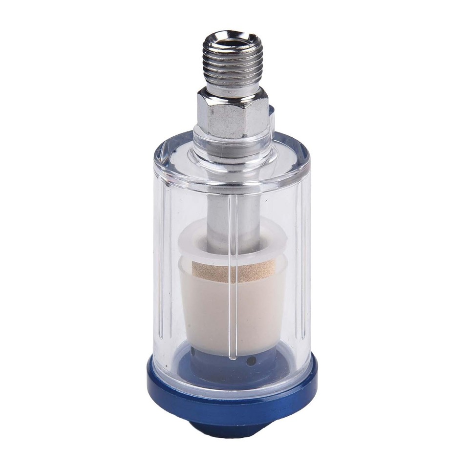 Inline Oil Water Trap Filter and Air Regulator Gauge for Consistent Air ...