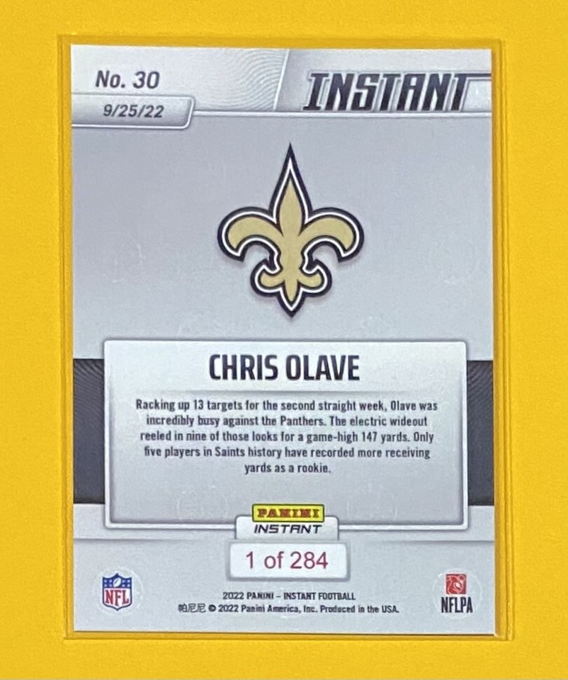 2022 Panini Instant Football - NFL BASE / ROOKIE CARD SP - Pick A Card ...