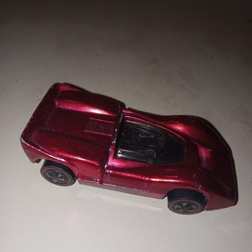 Vintage Hot Wheels Redline 1968 McLaren M6A Red GC Can Am Race Car Red ...