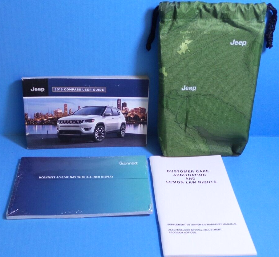 19 2019 Jeep Compass owners manual/user guide with Navigation | eBay