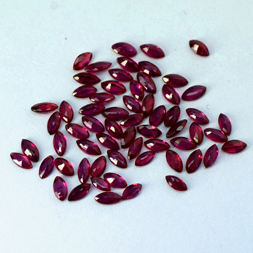Natural Top Quality Red Ruby Marquise Cut Lot Loose Gemstone Offer ...