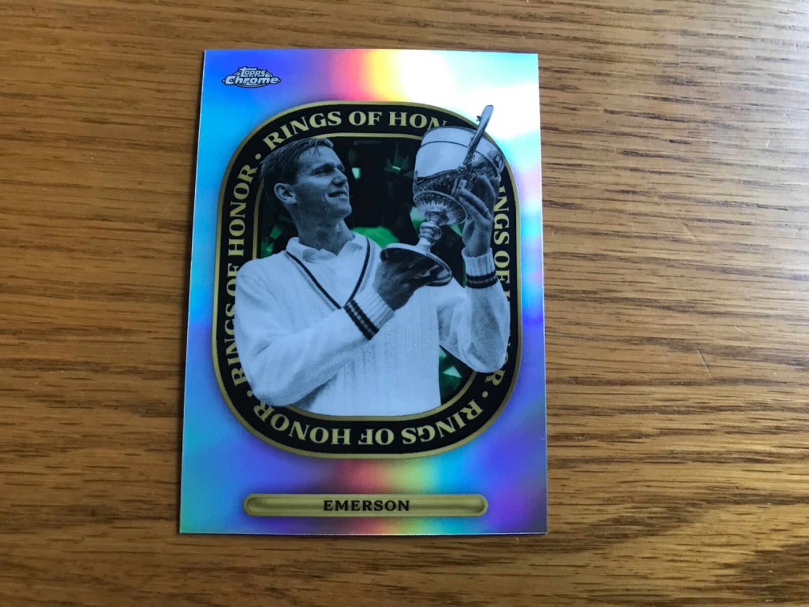 2021 Topps Chrome Tennis Roy Emerson Rings of Honor refractor | eBay