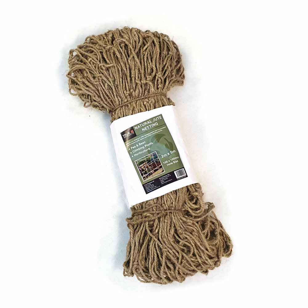 Jute Pea Bean Netting Heavy Duty Natural Biodegradable Plant Support ...