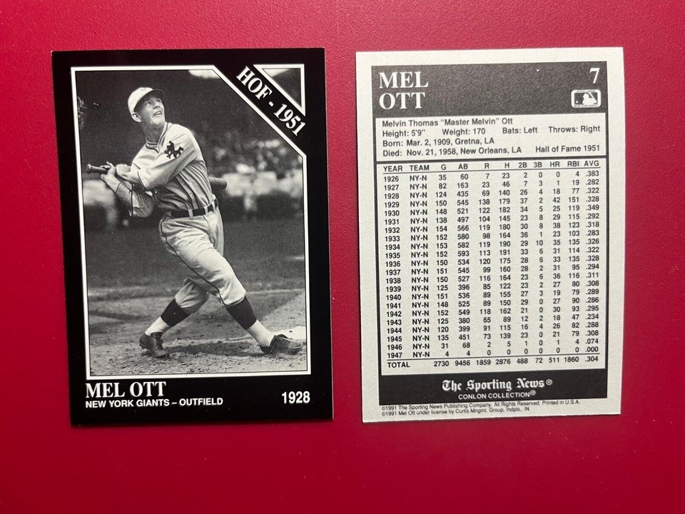 1991 Conlon Collection TSN Baseball Cards Complete Your Set U Pick List ...