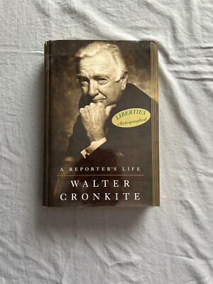 SIGNED A Reporter's Life by Walter Cronkite, With Extras 1996 Hardcover ...