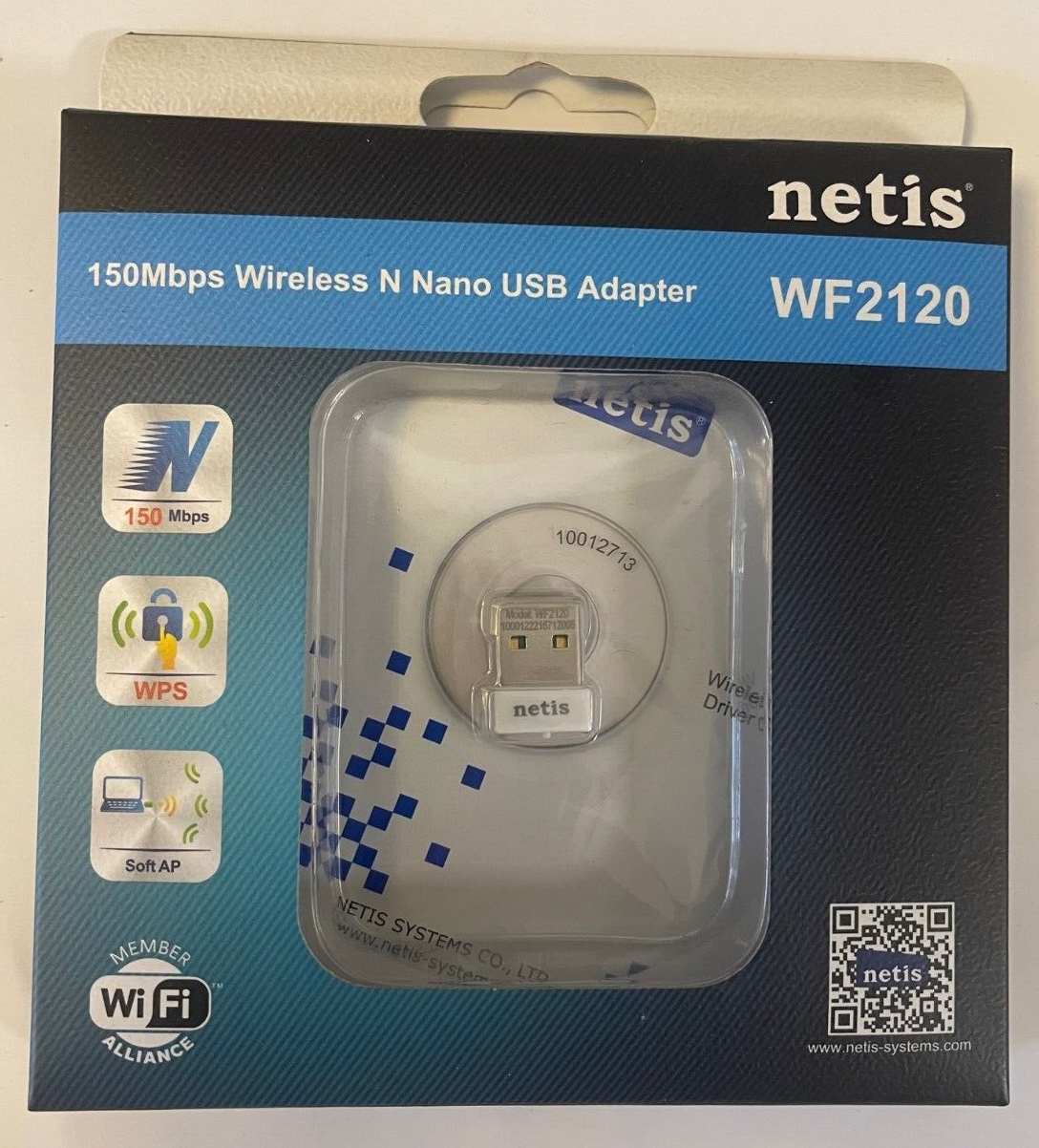 New Netis WF2120 150Mbps Wireless N Nano USB Adapter for Windows & Mac ...