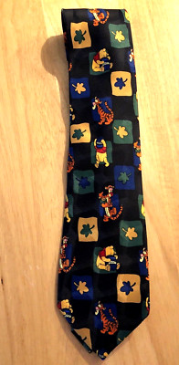 Vintage Disney Winnie the Pooh and Tigger Tie Autumn Leaves Honey Pot ...