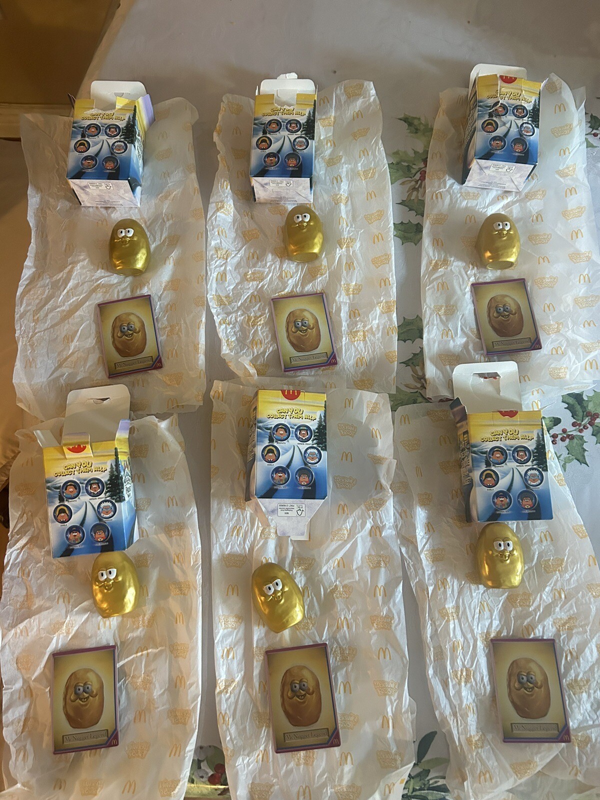 McDonalds Kerwin Frost 6 GOLDEN NUGGETS!! FULL SET!! AND POSTER!!! | eBay