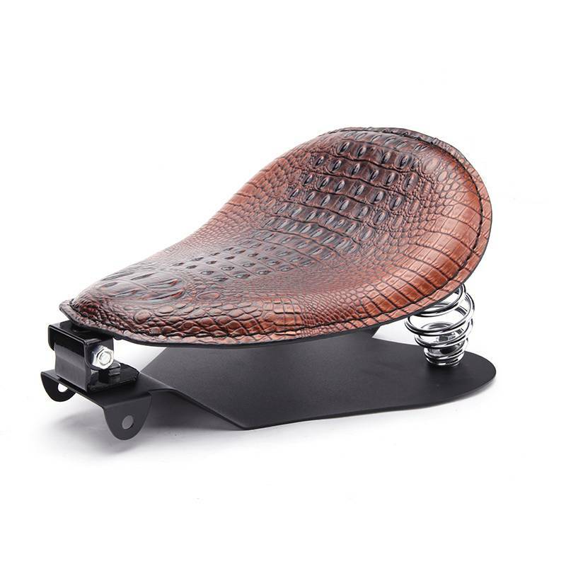 Brown Motocycle Spring Solo Seat For Harley Davidson Heritage Springer ...