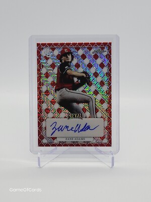 2022 Leaf Metal Perfect Game ZANE ADAMS Auto Autograph 1/1 - True 1 of ...