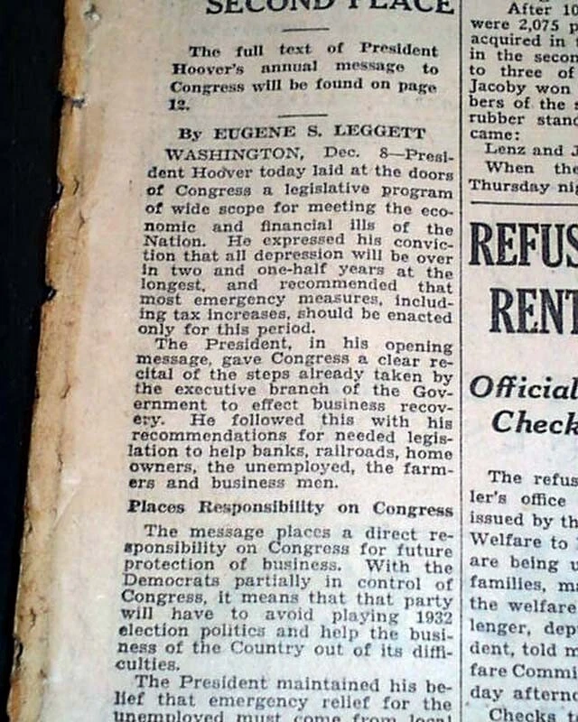 Hoover Great Depression