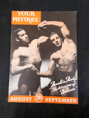 Your Physique Magazine August September 1945 Vintage Bodybuilding Ren ...
