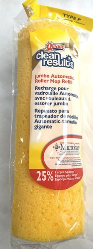 Quickie Clean Results Jumbo Roller Sponge Mop Refill 055CR Type P ...