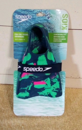 Speedo Kid's Swim Fins Size S (9-10) Comfortable Fit Improves Kicks ...