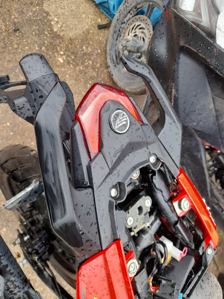 keeway 125 rkr e4 rear seat grab rail rails bar 2021 full bike in stock ...