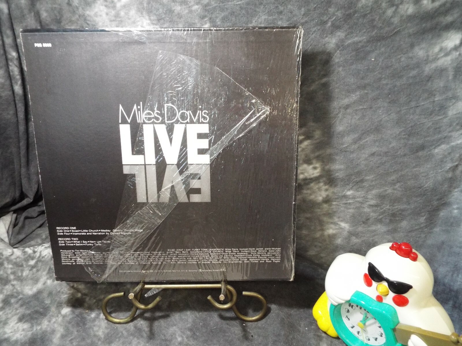 Miles Davis Live Evil 2 LP Set Black Alternate Cover! jazz LP VINYL ...