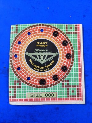 6 Vintage Woolco Rust Proof Snap Fasteners Size 000 | eBay