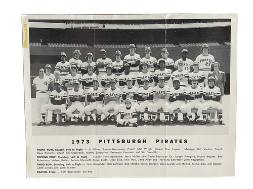 1973 PITTSBURGH PIRATES TEAM PHOTO | eBay