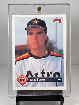 1993 Donruss Mike Simms #32 Houston Astros Baseball Card | eBay