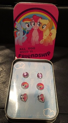 My Little Pony Earring Set, Pierced Ears Brand New In Tin | eBay