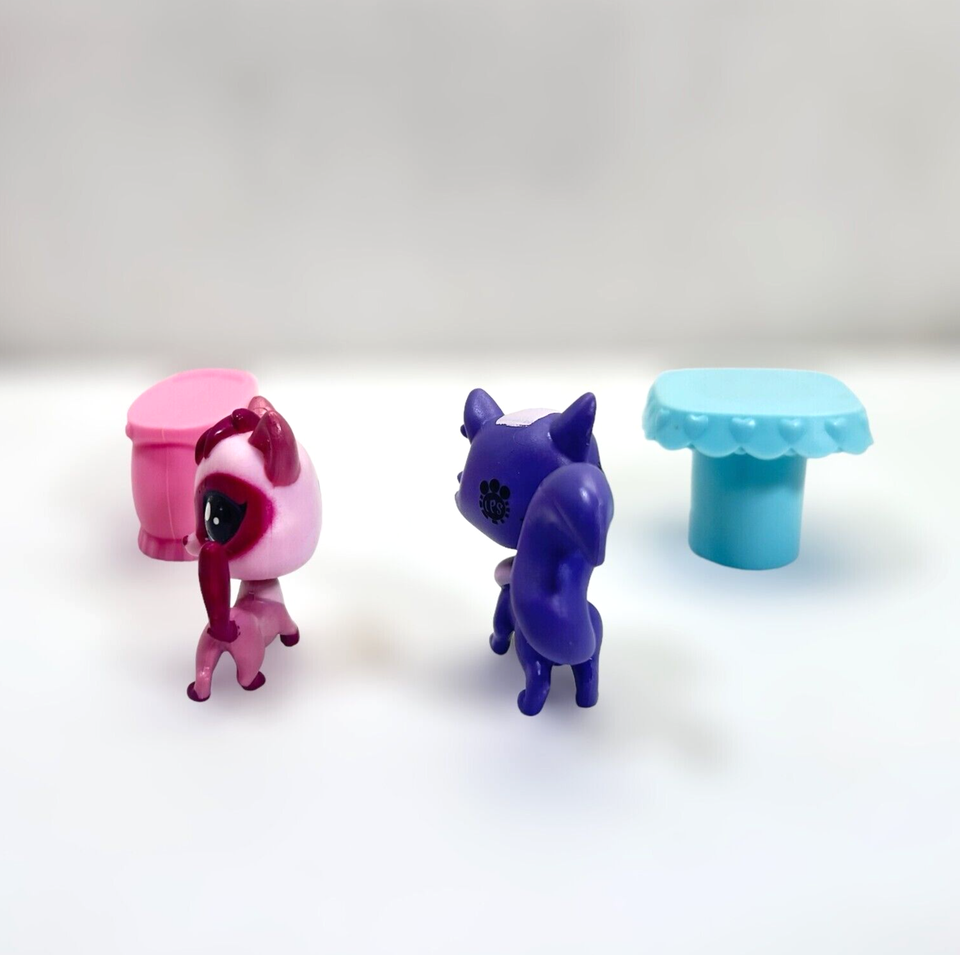 Littlest Pet Shop LPS Lot #3679 Lily Laroux #35 Sunny Cougar #3848 ...